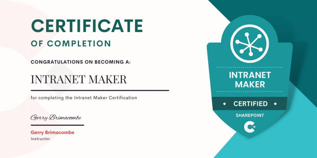 Intranet Maker Certification Program - Collab365 Academy