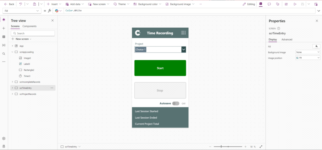 Time Tracker Power App Solution Download - Collab365 Academy